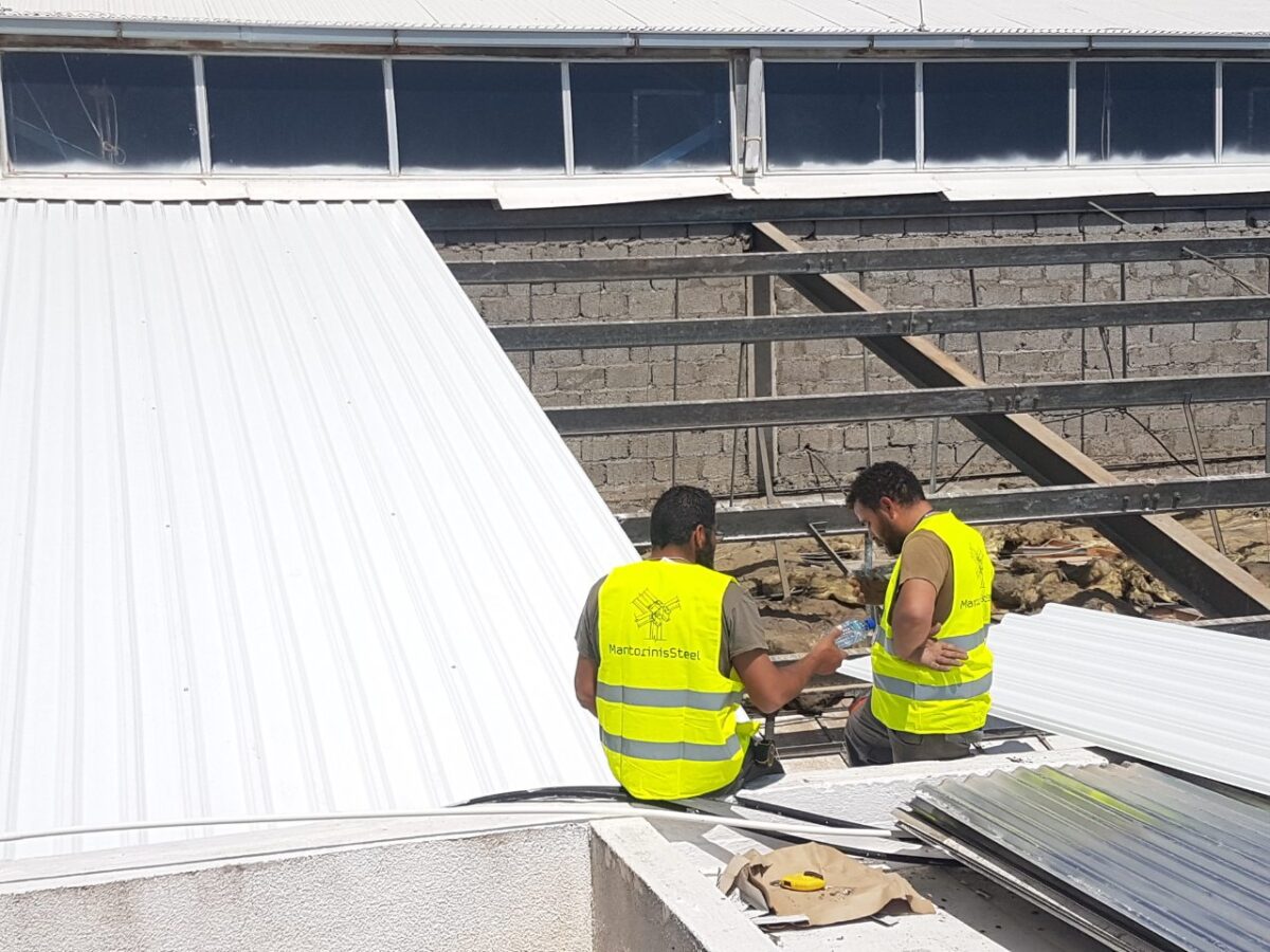 Metal Roofs - Cyprus Metal Constructions Mantorinis